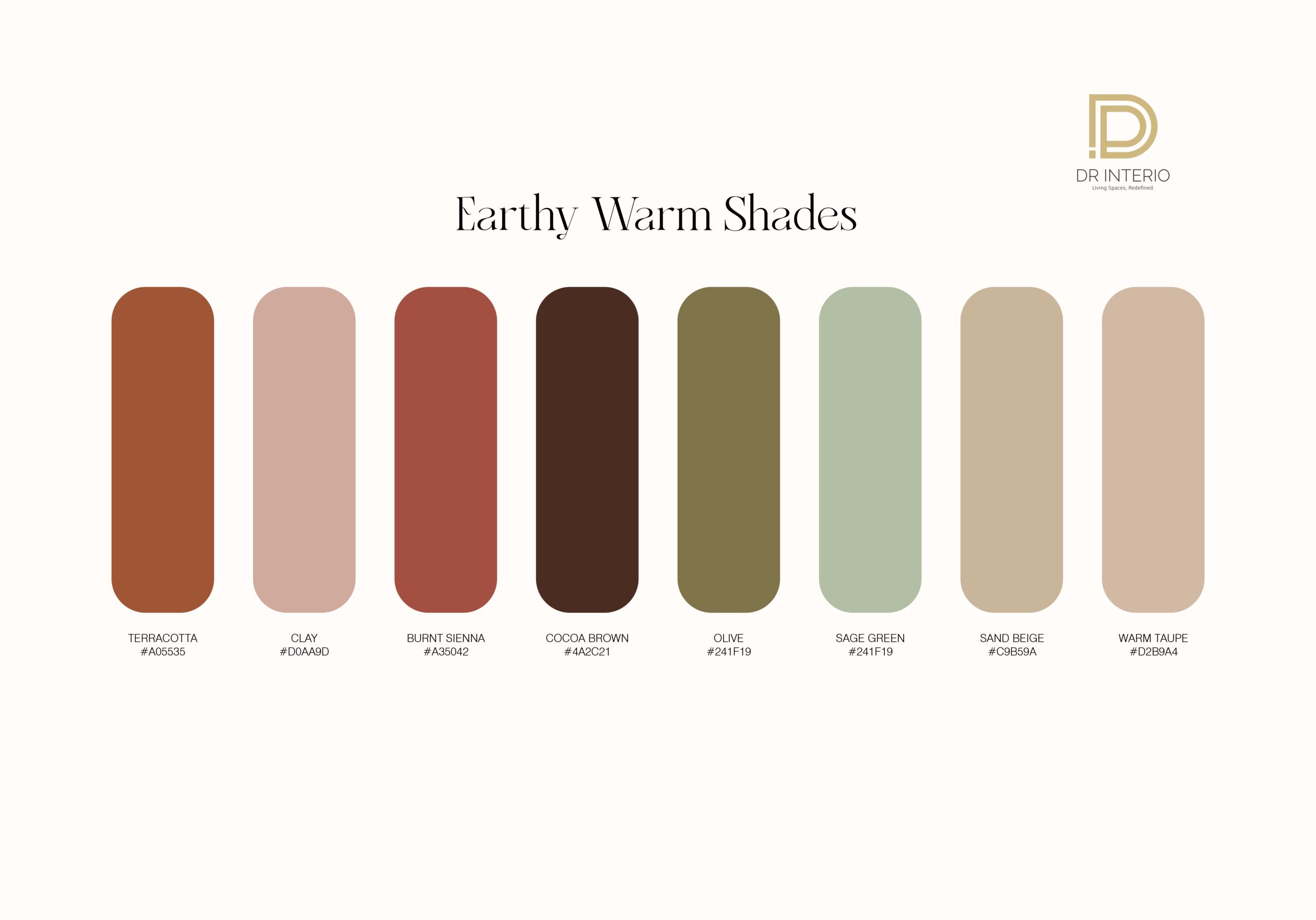 2025 Colour Trends: Earthy Warm Tones & Japandi Palettes